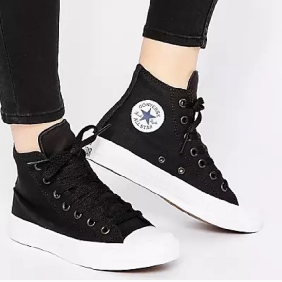 Converse | Shoes | Converse Chuck Taylor Ii Unisex Black Classic High ...